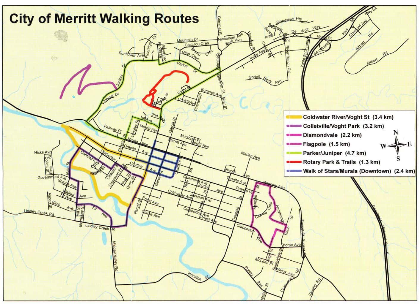 Walks in Merritt Canada - Seniors Adventure Experience Nicola Vlley