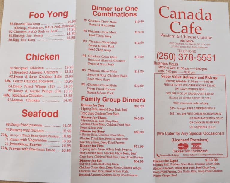 Chinese Food in Merritt BC - Experience Nicola Valley - Merritt, BC, Canada