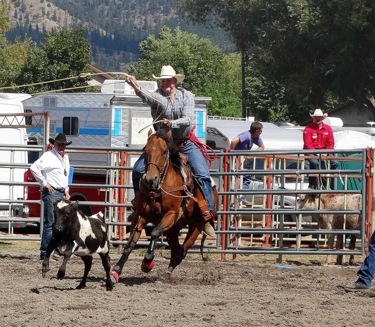 Nicola Valley Rodeo Association in Merritt BC Canada 2019.