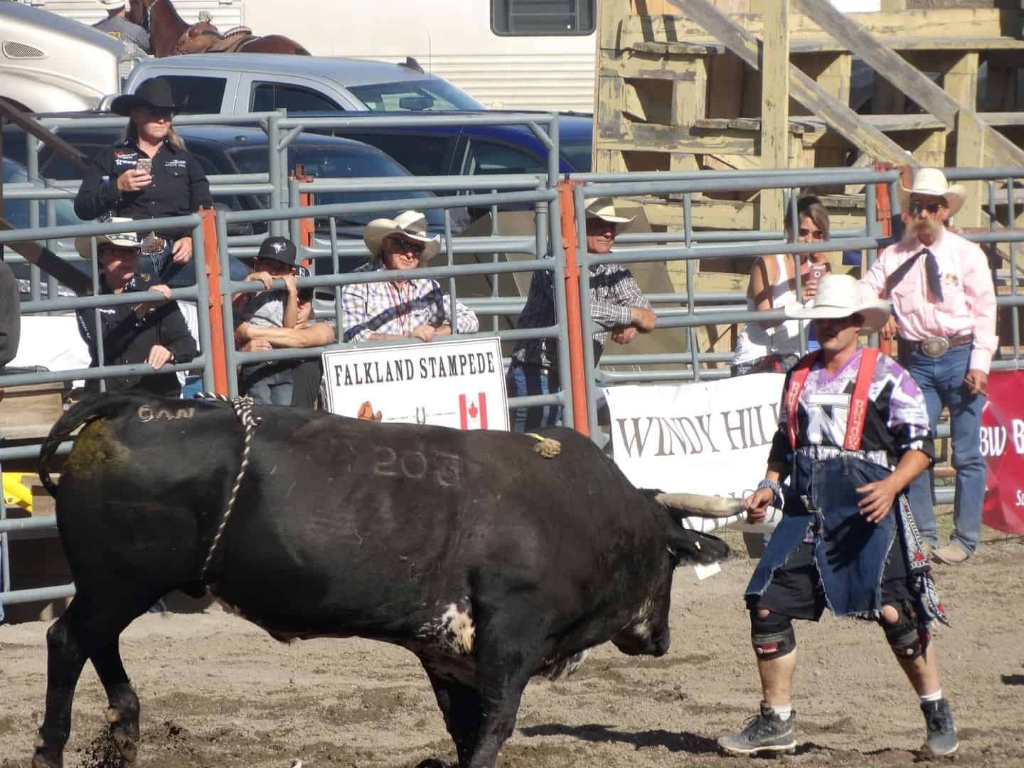 Nicola Valley Rodeo Association in Merritt BC Canada 2019.