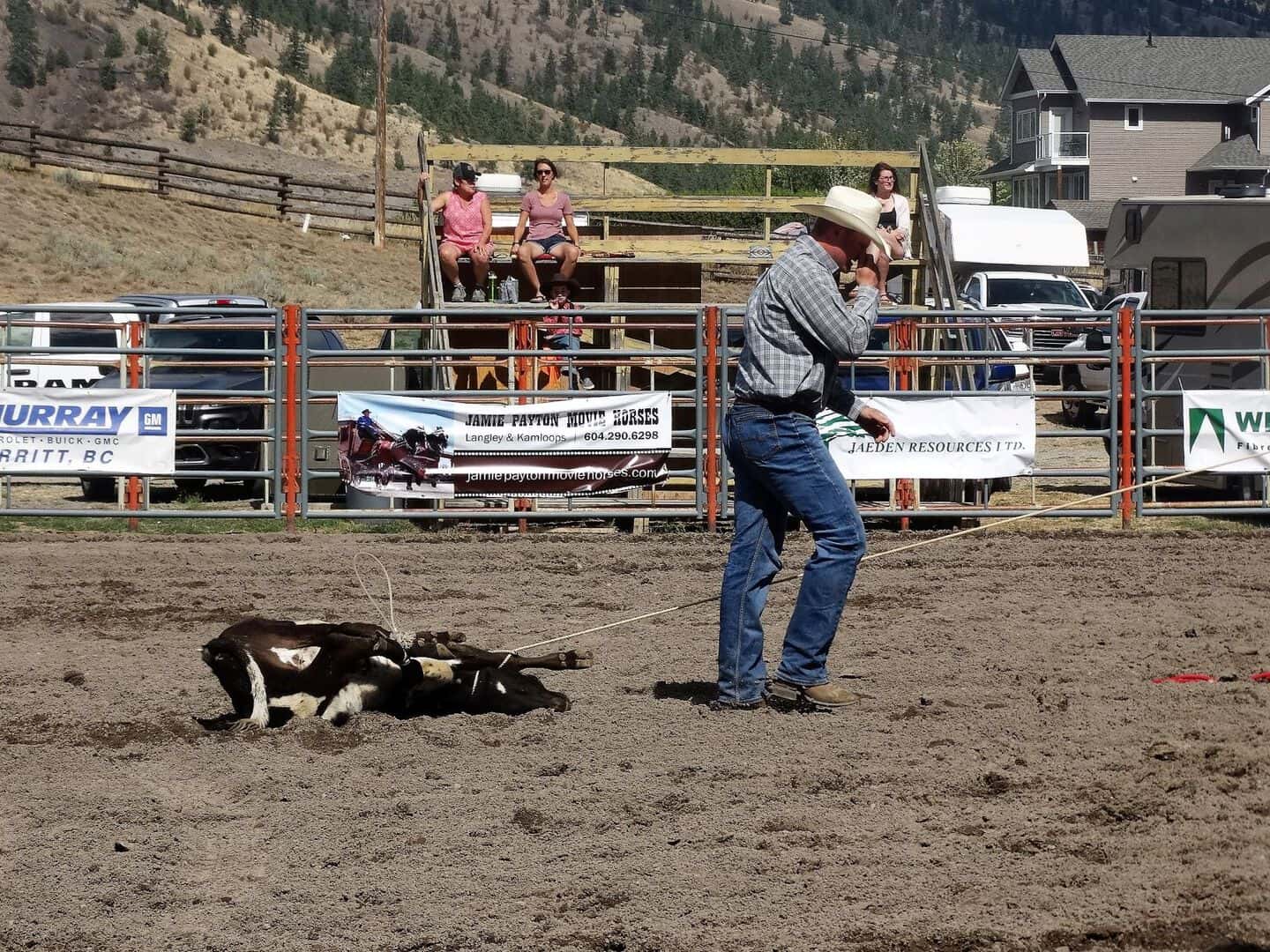 Nicola Valley Rodeo Association in Merritt BC Canada 2019.