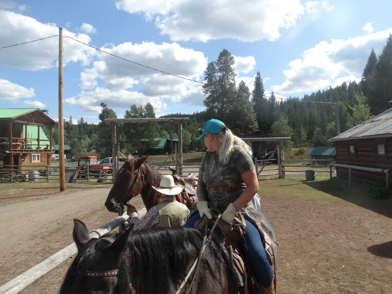 Horse Back Riding at A-P Guest Ranch Nicola Valley Merritt BC.