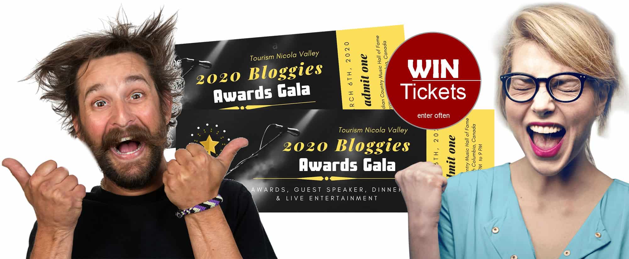 Blogger Awards Gala FREE TICKET Give-away. - Experience Nicola Valley ...