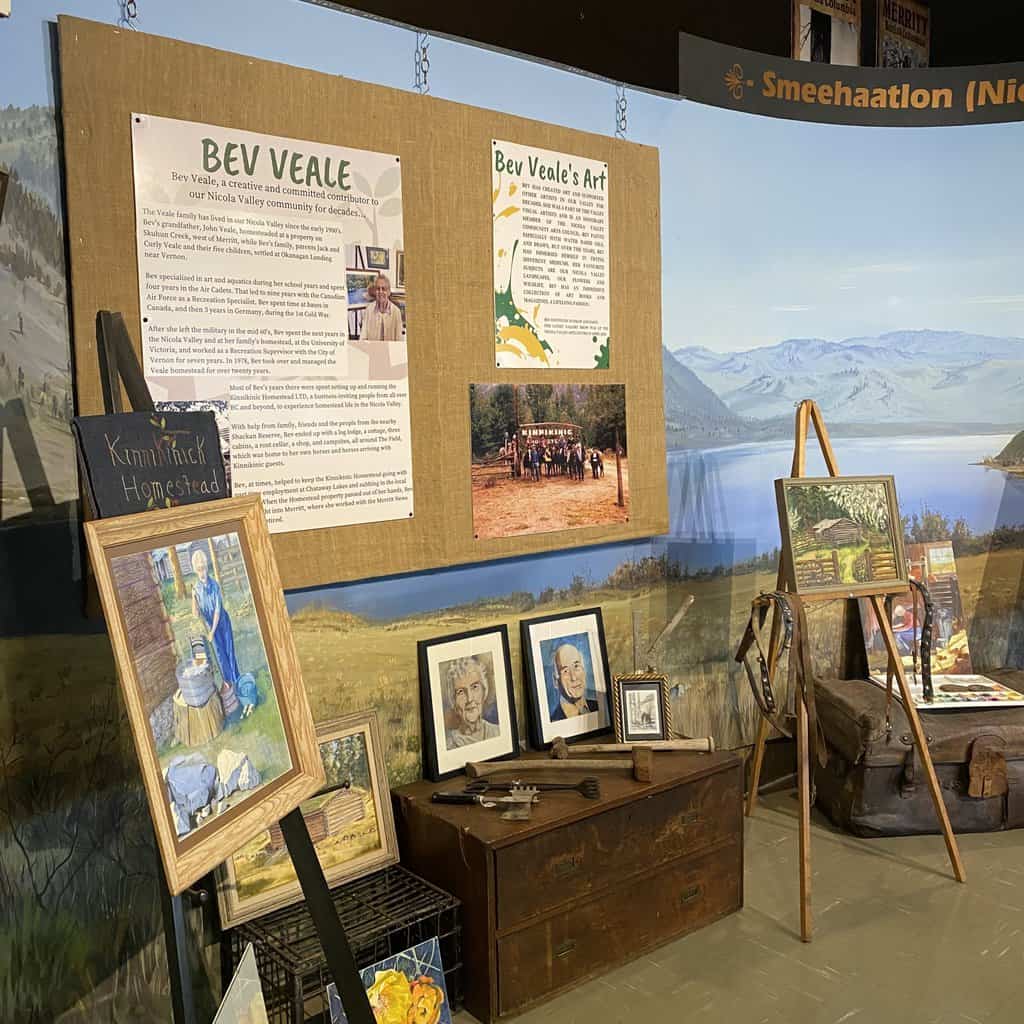 Artists in Merritt BC featuring Bev Veale of the Nicola Valley